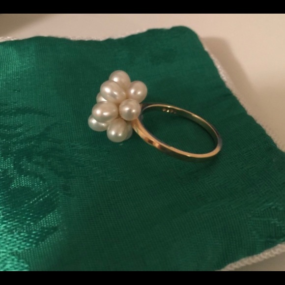 Jewelry | 14k Yellow Gold Seed Pearl Ring | Poshmark
